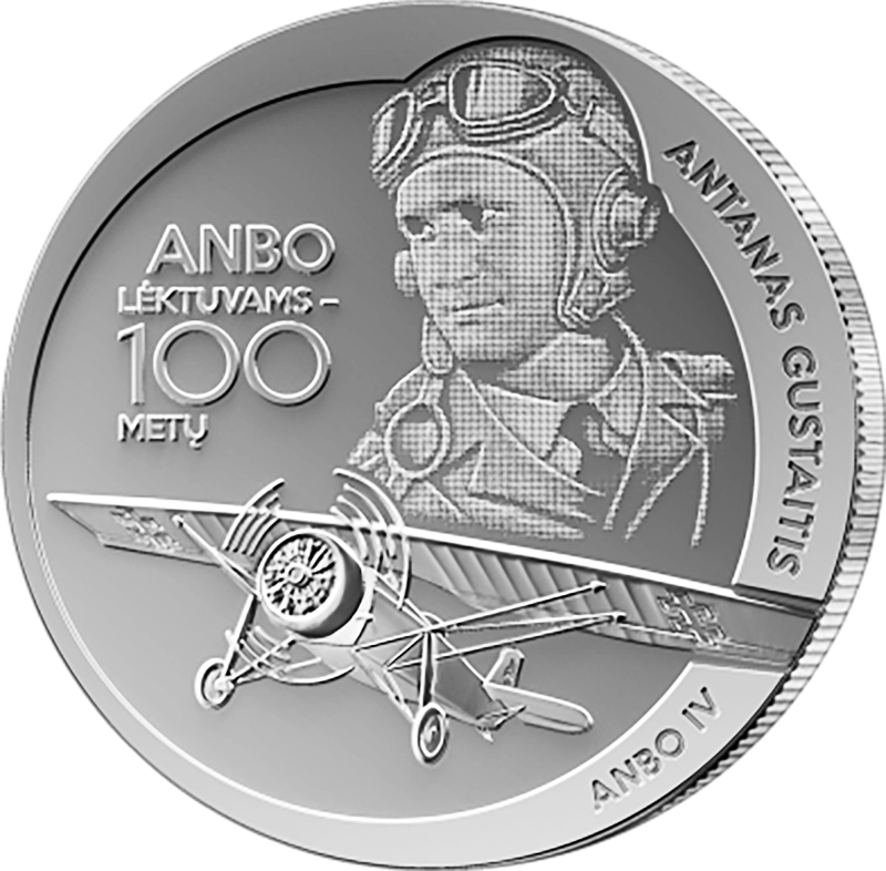 1,5 Euro Litauen 100 Jahre ANBO-Flugzeuge 2025 | 1263837