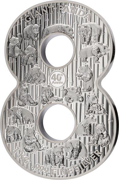 10 Dollars Fidschi Lucky Eight Panda 2023