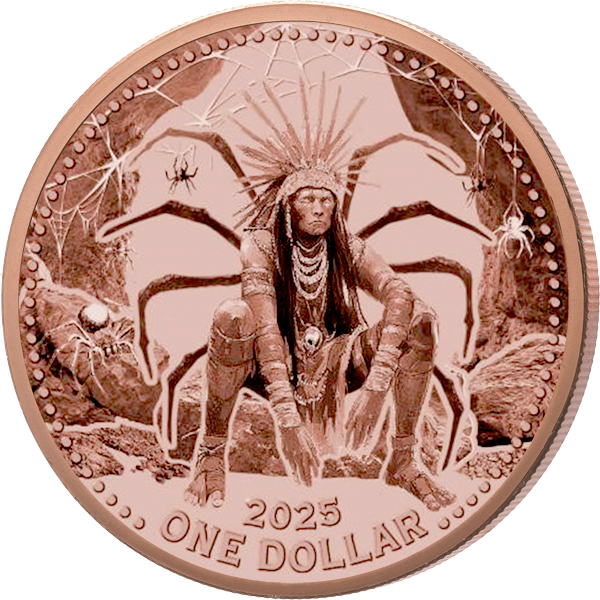 1 Dollar USA Mesa Grande Legend of Iktomi the Spider Deity 2025