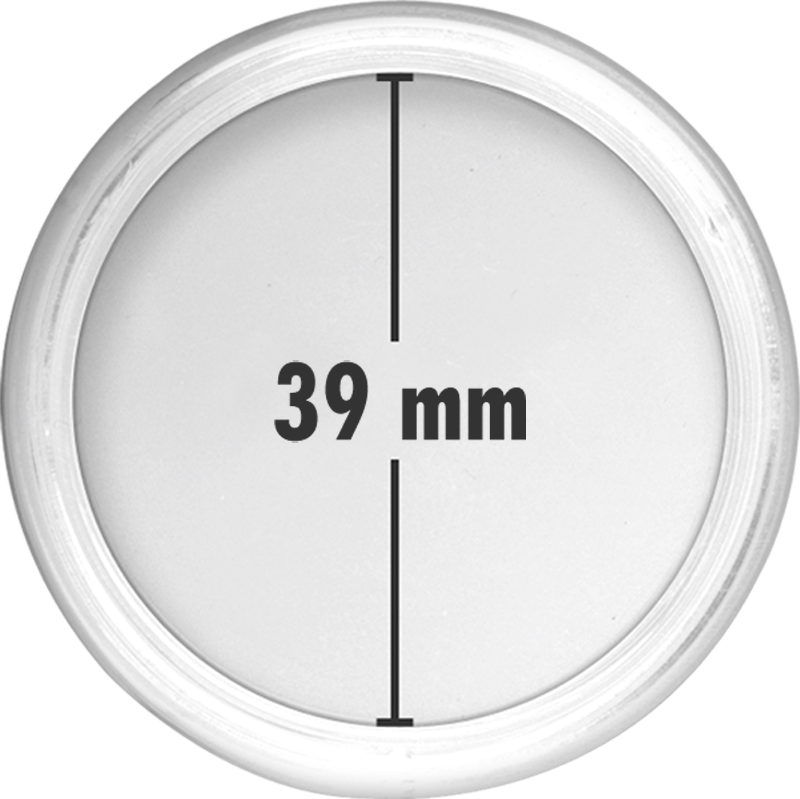 Münzkapsel Innendurchmesser 39 mm